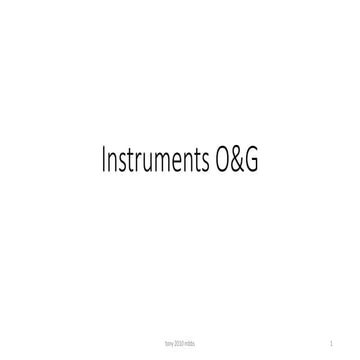 Gynecological and Obstetrics instruments | PPTX