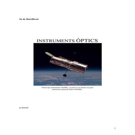 Instruments òptics | PDF