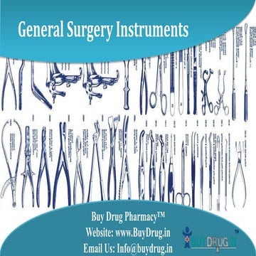 Instruments used in general surgery | PPTX