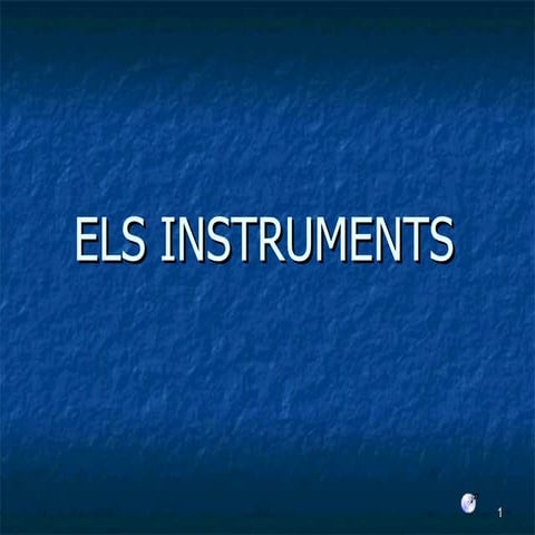 Instruments val pps | PPT