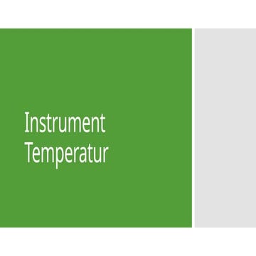 Instrument Temperature( Trasnmitter , Switch and Indication).pptx