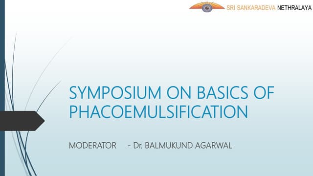 Phacoemulsification | PPTX
