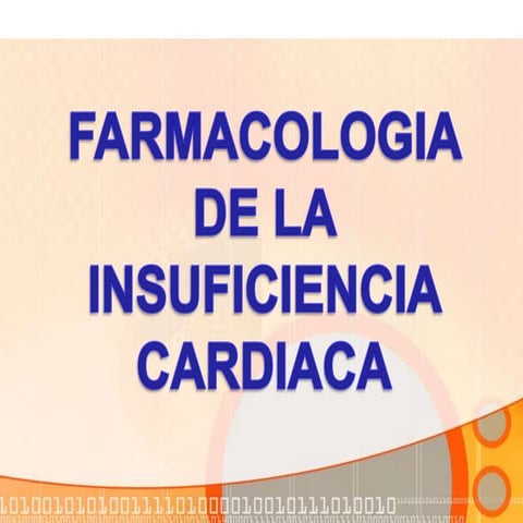 INOTROPICOS farmacología clasificación y función | PDF