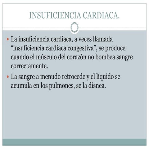 INSUFICIENCIA CARDÍACA. PRESENTACIÓN DE PRÁTICA CLÍNICA. | PPT