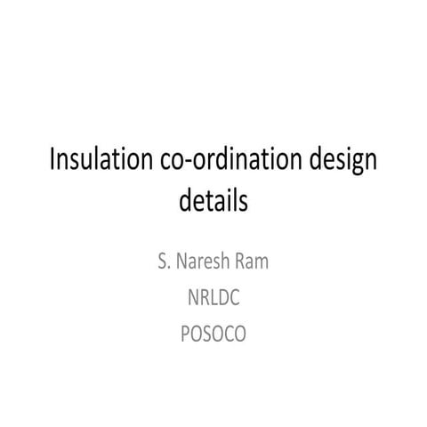 Insulation co cordination design | PDF