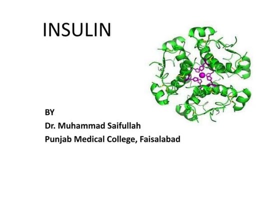 Insulin and its mechanism of action. | PPTX | Endocrine and Metabolic ...