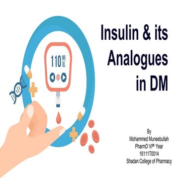 Insulin and its Analogues.pptx