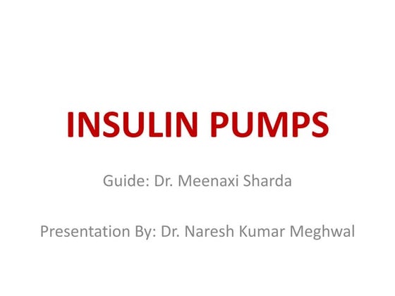 Infusion Pump | PPTX