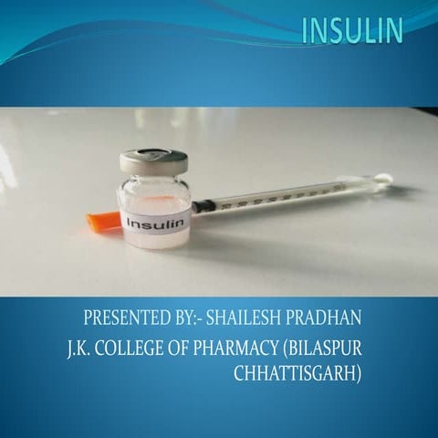 Insulin ppt | PPTX