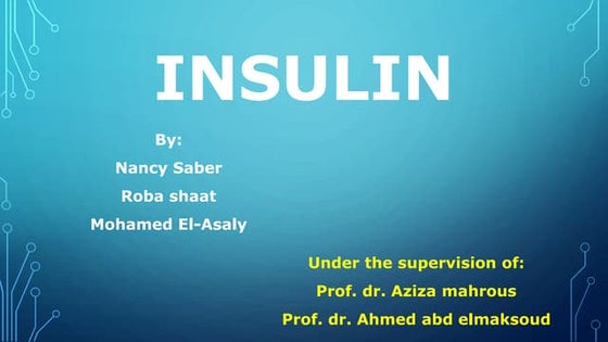 Insulin production by genetic engineering | PPT