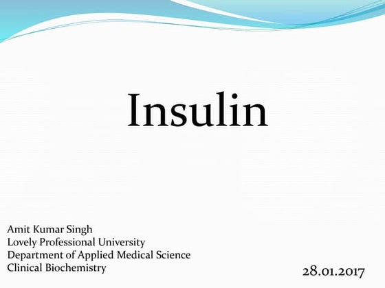 Insulin | PPT