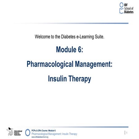 Insulin therapy in Diabetes Mellitus Pts | PDF