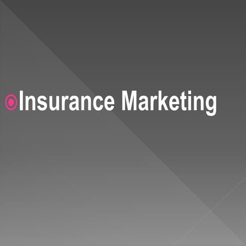 Insurance marketing strategies | PPTX
