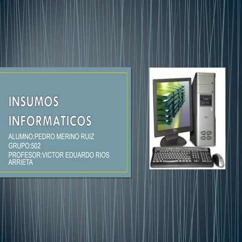Insumos informaticos | PPT