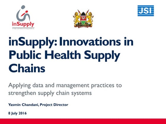 JSI Technet Poster USAID | DELIVER PROJECT Zimbabwe | PDF