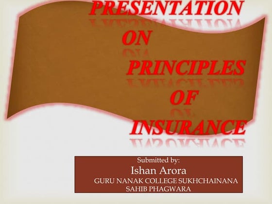 Introduction about insurance | PPT