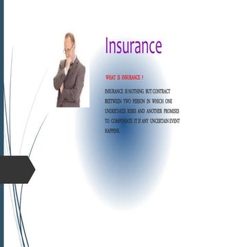 Insurance | PPTX | Life Insurance | Insurance