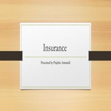 Insurance | PPT