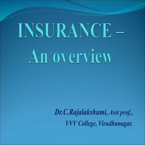 Insurance | PPT