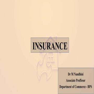 Insurance and Nonlife Insurance Policy | PPTX | Life Insurance | Insurance