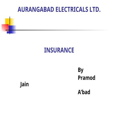 Insurance knowledge practical aspect.ppt