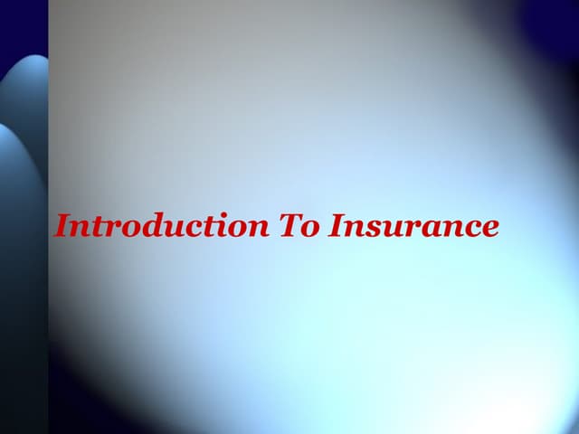 P&C insurance basics v2 | PPTX | Home Insurance | Insurance