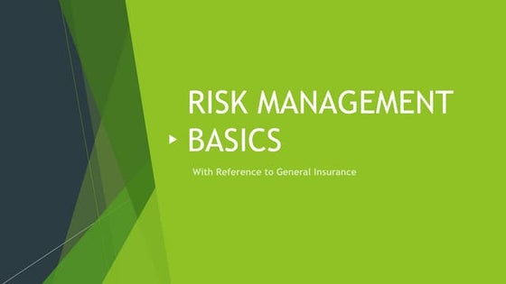 Risk Management | PPT