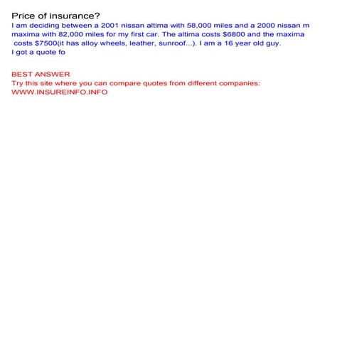 Brochure Example - Designated Drivers | DOCX
