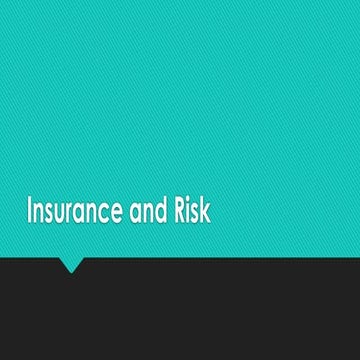 insurance and risk.pptx insurance and risk.pptx