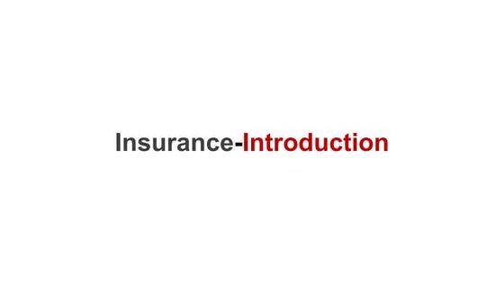 P&C insurance basics v2 | PPTX | Home Insurance | Insurance
