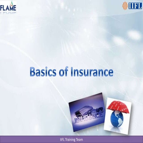 Insurance basics | PPTX | Life Insurance | Insurance
