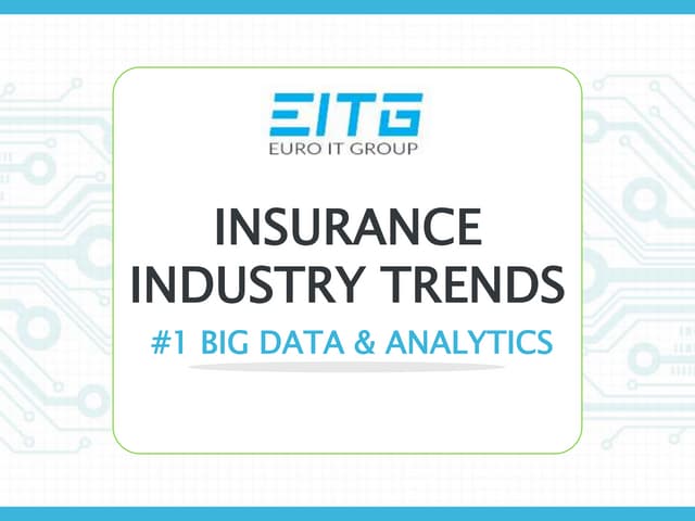 INFOGRAPHIC: Fixing the Insurance Industry - how big data can transfo…