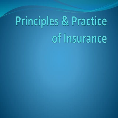 Insurance & capital markets in india | PPTX