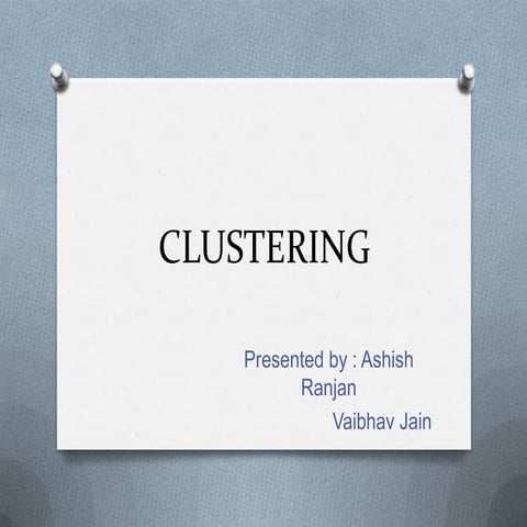 Clustering Model - Insurance Claims | PPTX