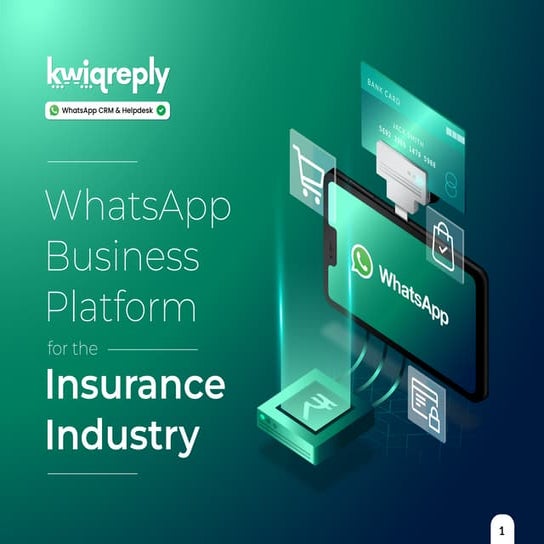 How to use WhatsApp Business API in the Insurance sector? | PDF