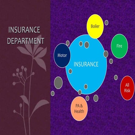 Insurance Department | PPT