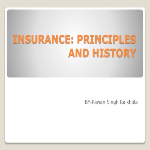 Insurance | PPTX