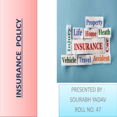 Insurance policy | PPT