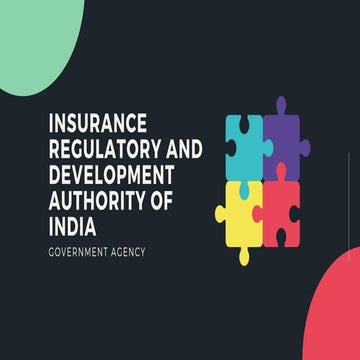 Insurance regulatory and development authority | PPT