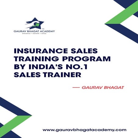 Insurance Sales Training Program To Grow Your Sales | PDF