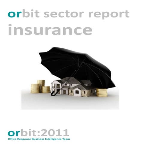 Insurance Sector ORBIT Report | PPTX | Motor Insurance | Insurance