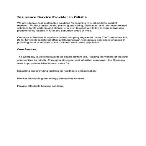 Insurance Service Provider in Odisha.docx