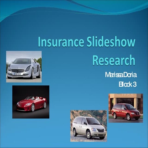Insurance Slideshow Research N2 | PPT