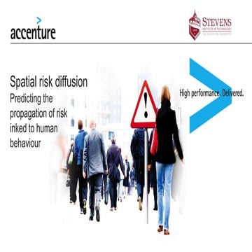 Spatial Risk Diffusion: Predicting risk linked to human behavior | PPT