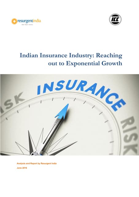 Indian insurance industry overview & market development analysis | PPTX ...