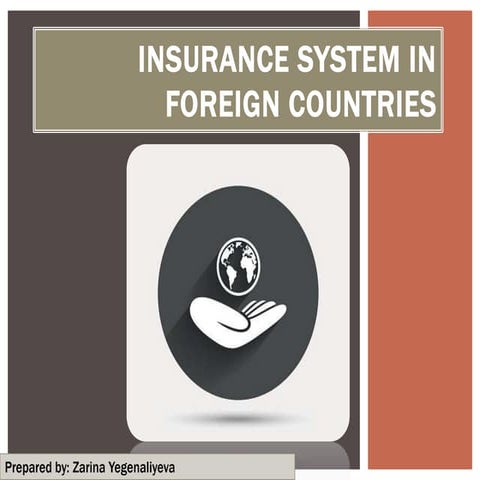 insurance system in foreign countries and examples | PPTX