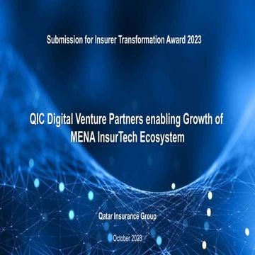 QIC Group – Insurer Transformation Award 2023 | PPTX | Business Expos & Conferences | Events
