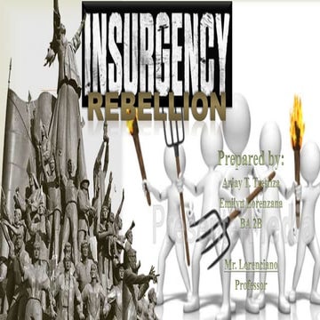 "Insurgency" the Philippine insurgency | PPTX
