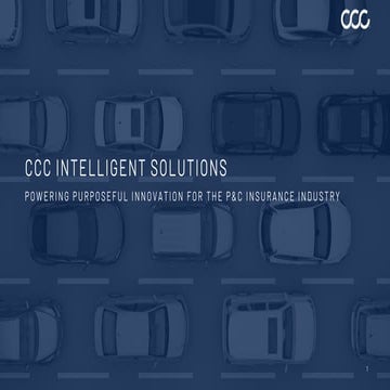 CCC Intelligent Solutions – Insurtech Innovation Award 2023 | PPT