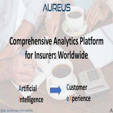 Aureus Analytics Pvt Ltd - Insurtech Innovation Award 2023 | PPT
